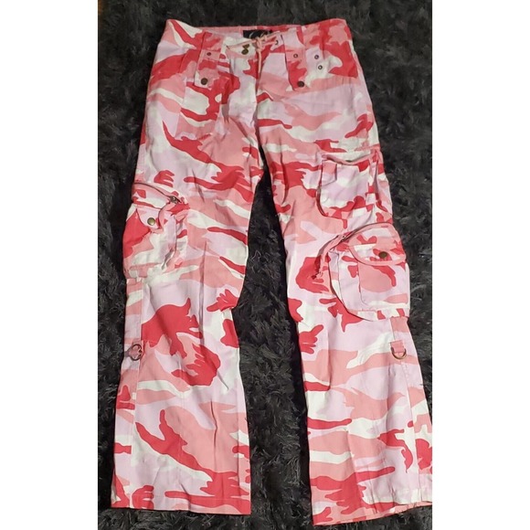 Trutus Biancarra | Pants & Jumpsuits | Trutus Biancarra Pink Camouflage ...